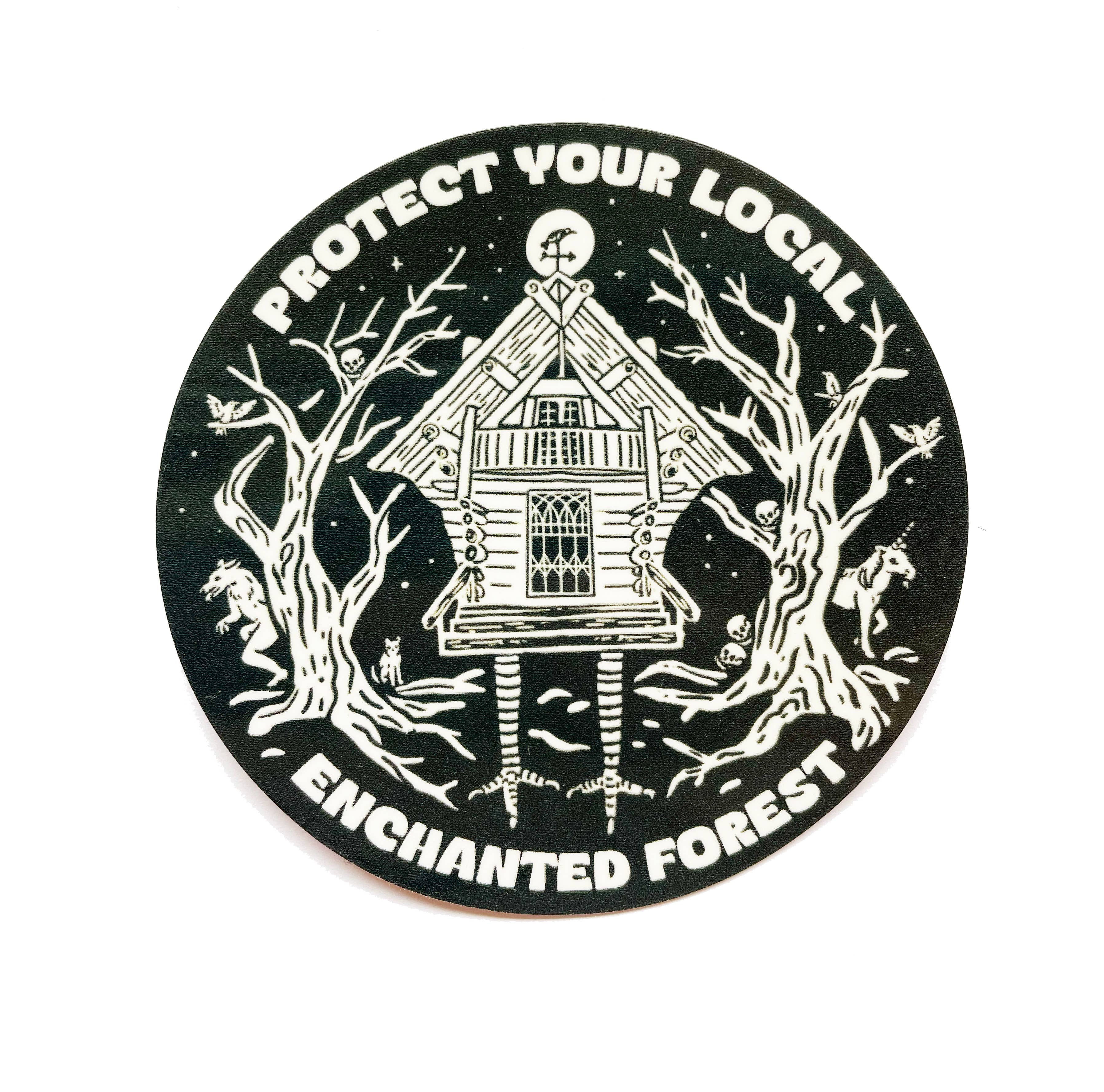 Protect Enchanted Forests Sticker – Wild Cat Gift and Party Protect Enchanted Forests Sticker – Wild Cat Gift and Party